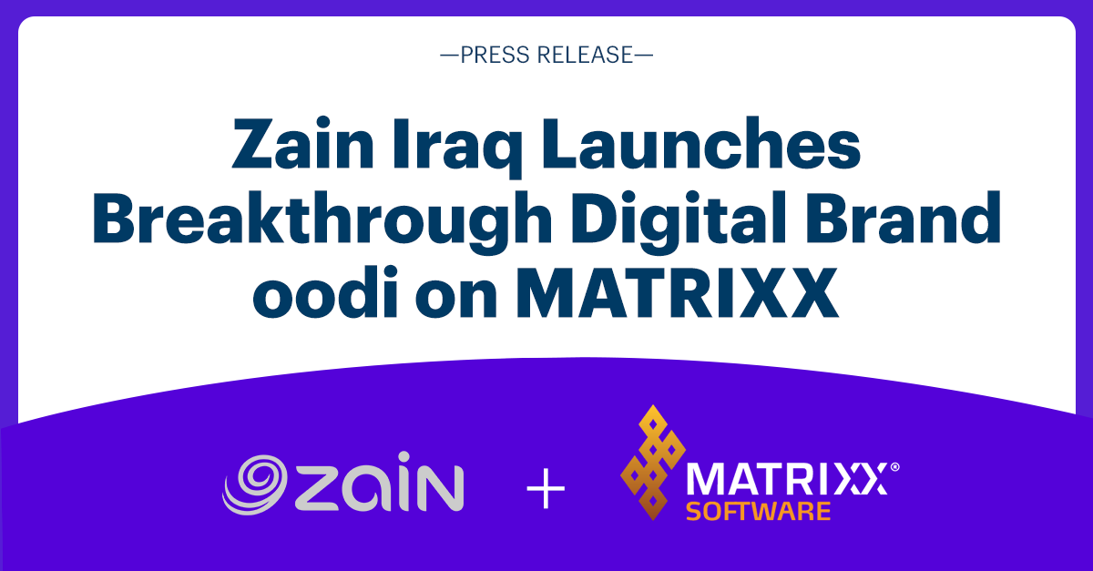 Zain Iraq Launches Breakthrough Digital Brand oodi on MATRIXX Software ...